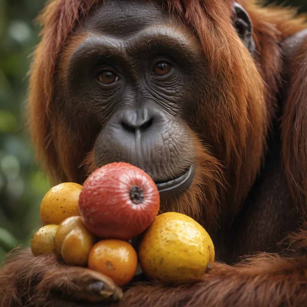 The Bornean Orangutan Diet: Nutritional Insights